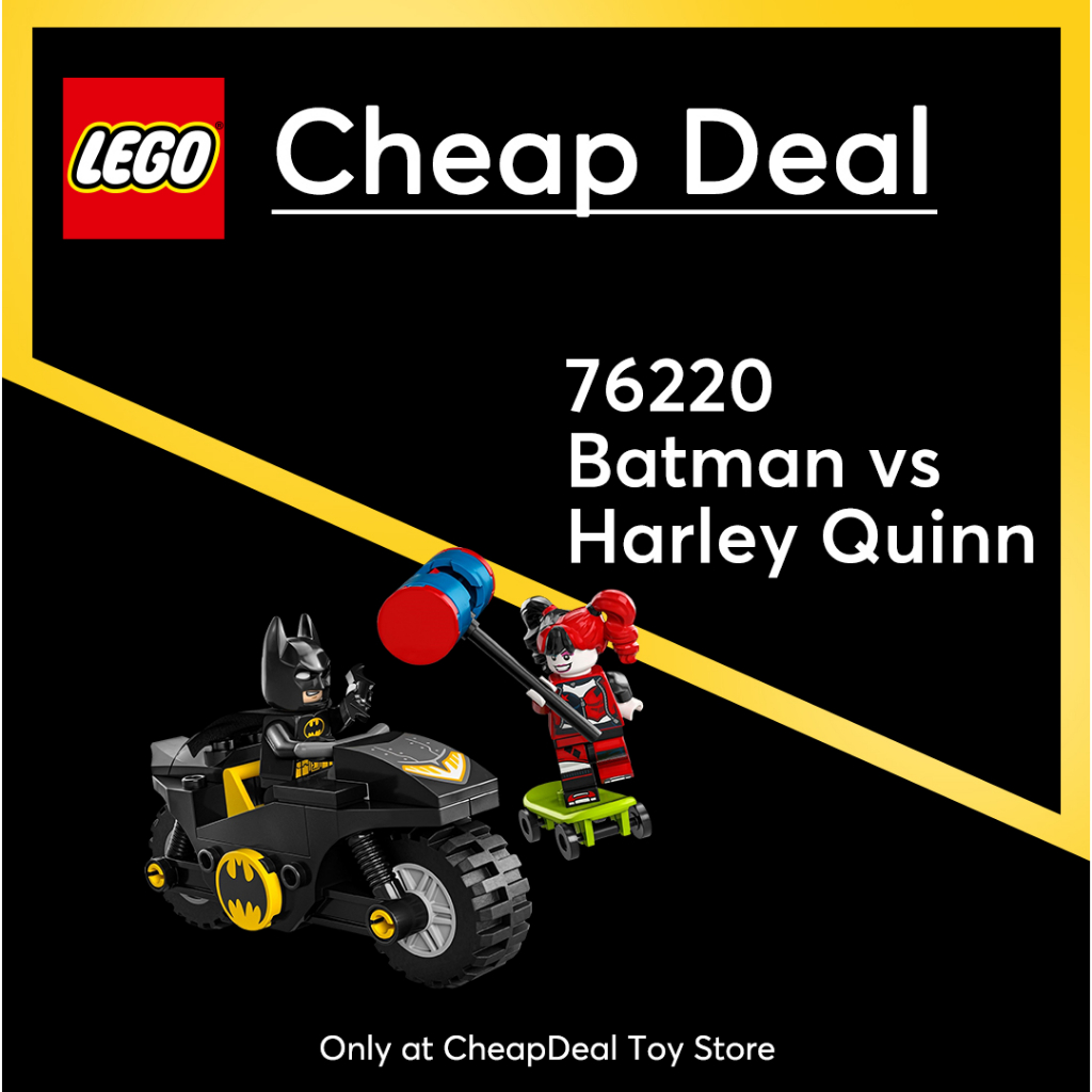 [CheapDeal] - LEGO 76220 Batman versus Harley Quinn (42 Pieces ...