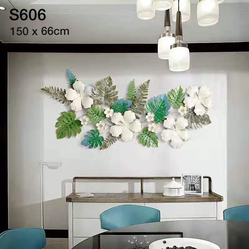 Big XL Iron Wall Art Deco Hiasan Dinding - Gold/ Black/ Blue/ Green ...