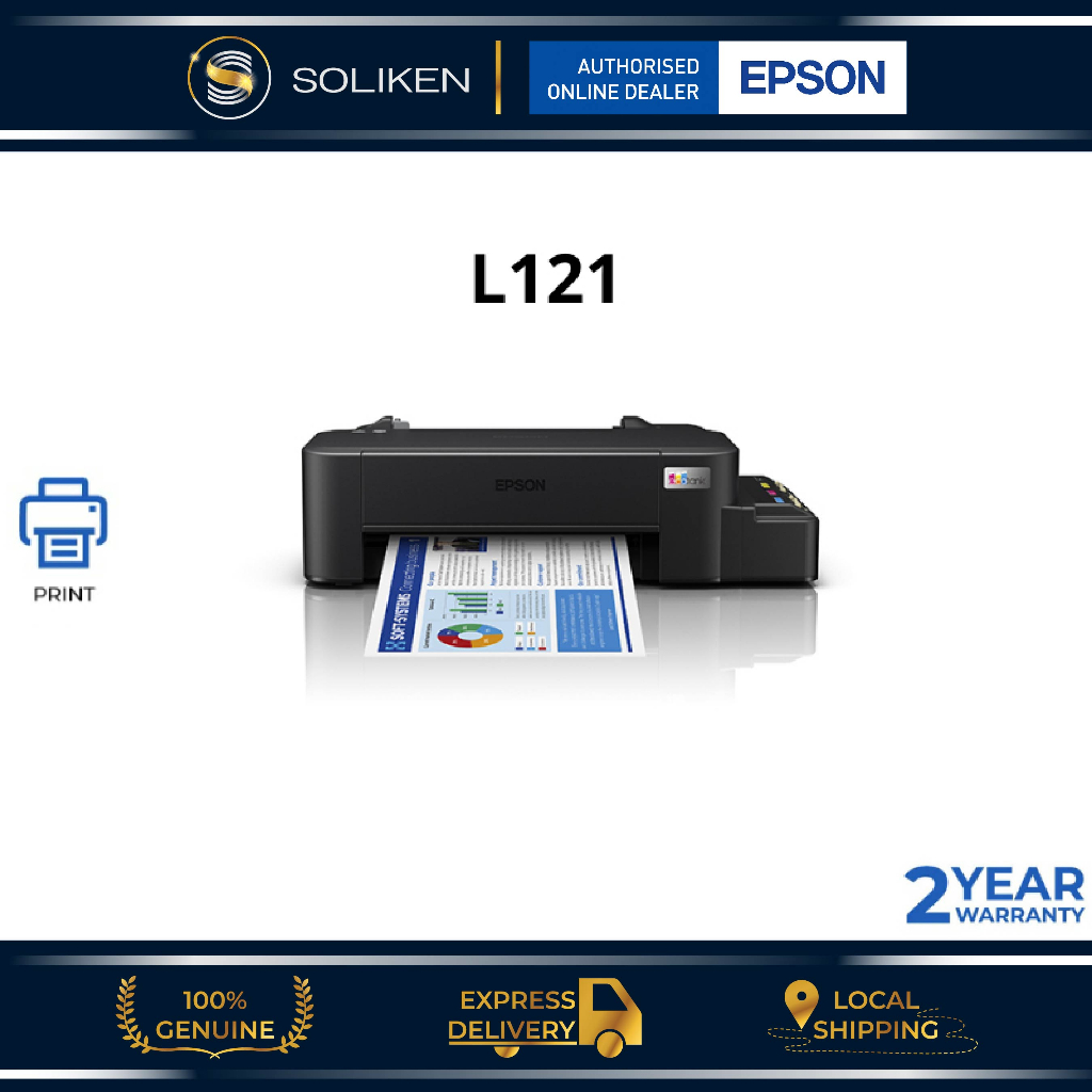 Epson Eco Tank L121 A4 Ink Tank Printer | Shopee Malaysia