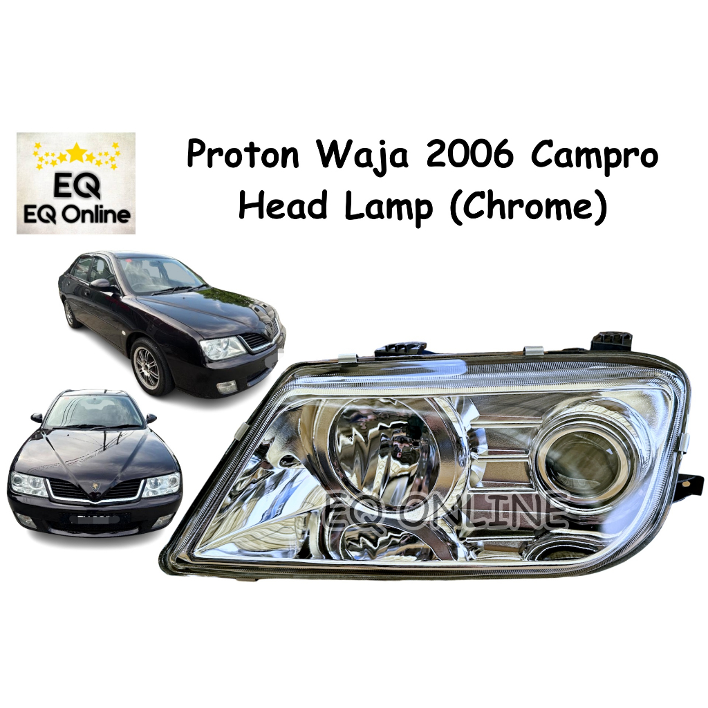 Proton Waja Campro 2006 Head Lamp Lampu Depan, Lampu Besar 2000 2001 ...