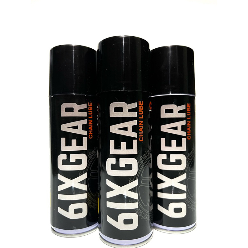 6ix Gear Premium Chain Lube 100% Original/ Minyak Rantai/ Chain Spray ...