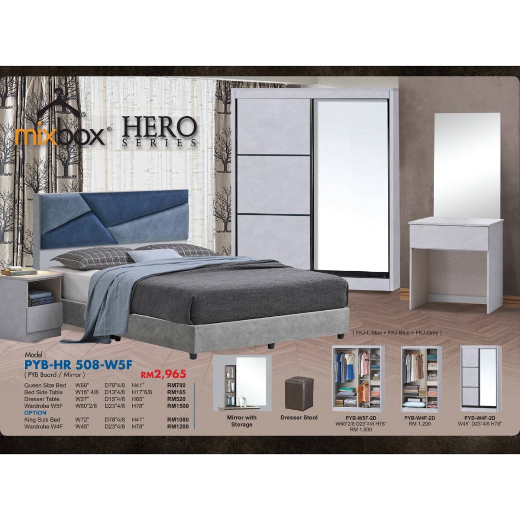 Mixbox Hero Series Bedroom Set (PYB-HR 508) | Shopee Malaysia