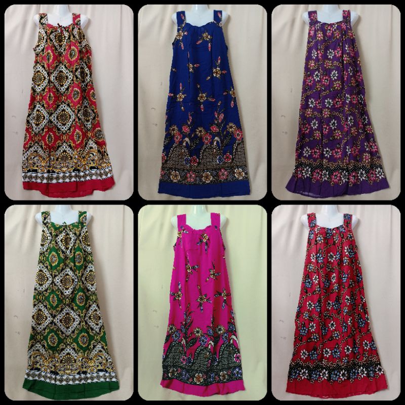 H11 (Size XL) (Hanlem) Baju Tidur Batik/Baju Batik | Batik Night Dress ...
