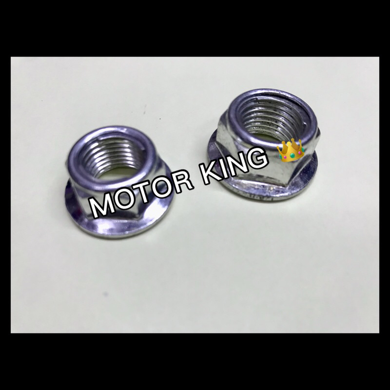 Front Rear Wheel Shaft Nut Yamaha LC135 RXZ 125 125Z 125ZR Y15 Lagenda ...