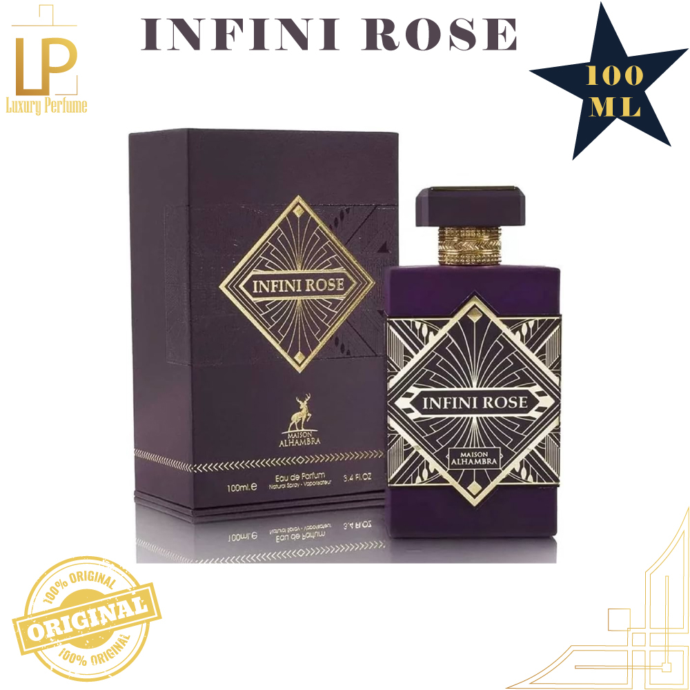 INFINI ROSE Perfume By Maison Alhambra for Women 100 ml Eau De Parfum ...