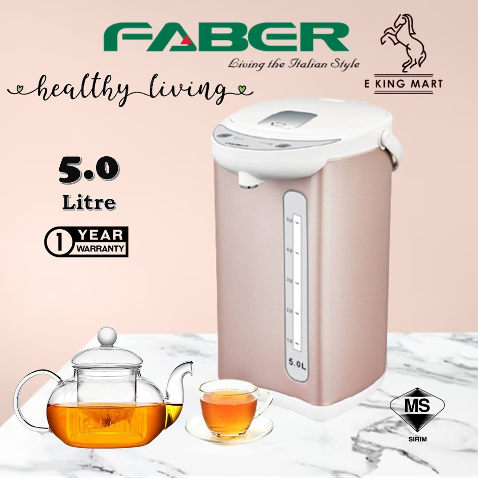 Faber Thermopot 5L Eco Thermo Pot / Water Dispenser FTP Fantasia 505 Air Panas Hot Water Thermos ...