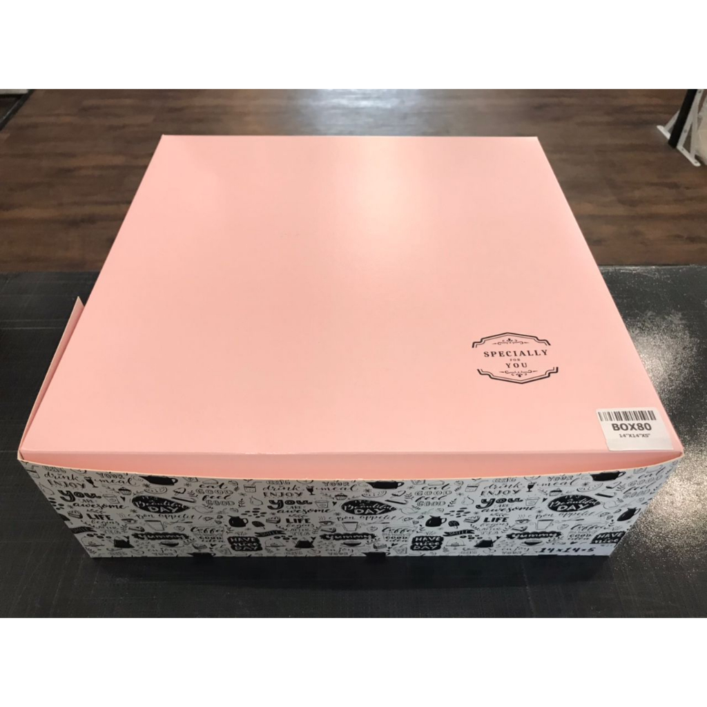 Folding Cake Box Pink&White! Carton Box Packaging Box Gift Box Paper ...