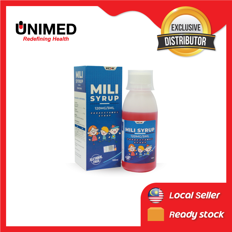 Mili Syrup (Paracetamol) 120mg/5ml 120ml | Shopee Malaysia
