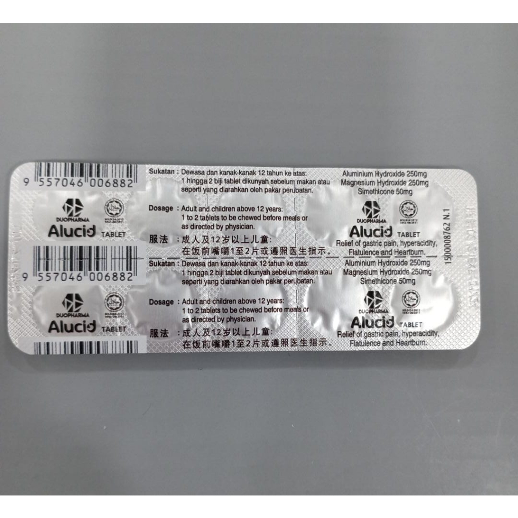 BADANSIHAT FARMASI ALUCID TAB GASTRIK (1/2024) | Shopee Malaysia