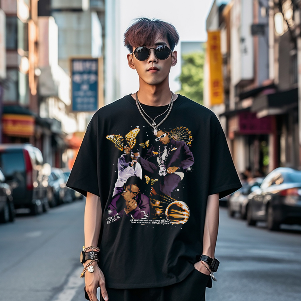 KARIMAKE Genuine Origina TRAVIS rapper Tshirt rapper sings Oversized T ...