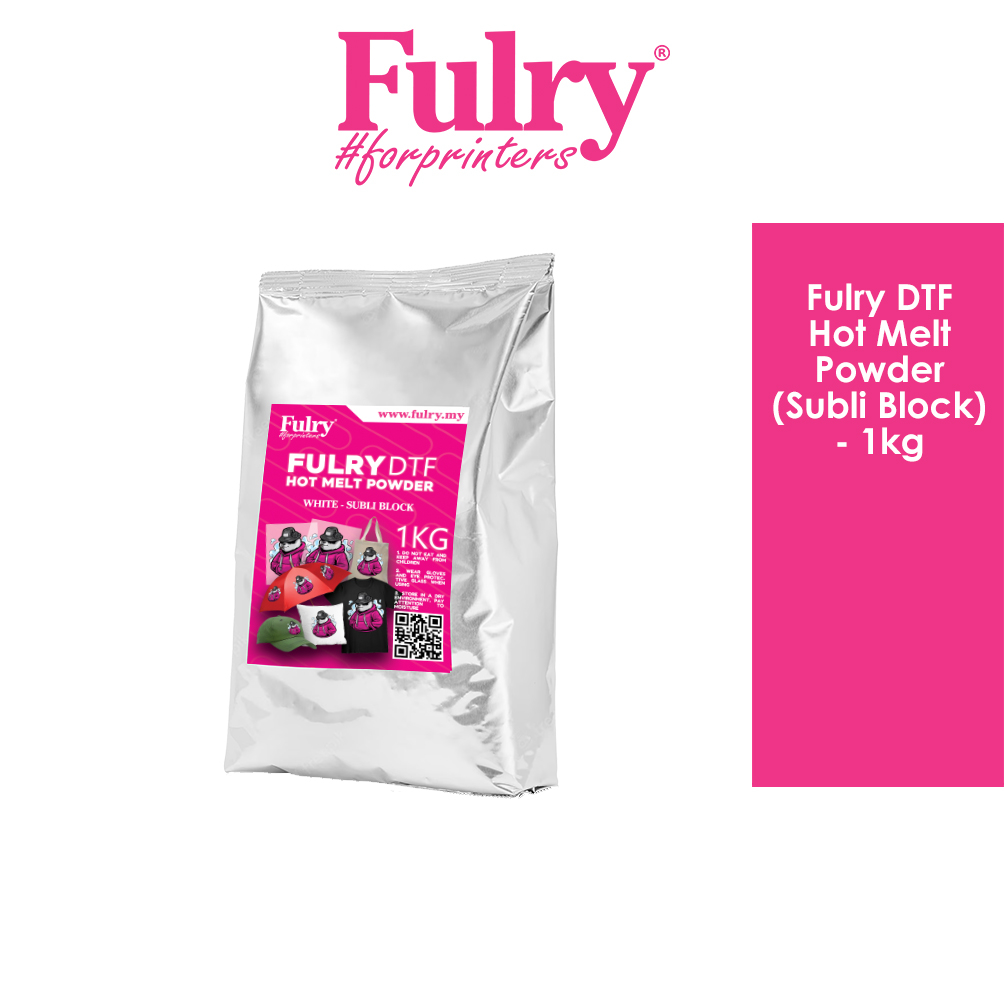 Fulry DTF Hot Melt Powder (Subli Block) - 1KG per pack | Shopee Malaysia