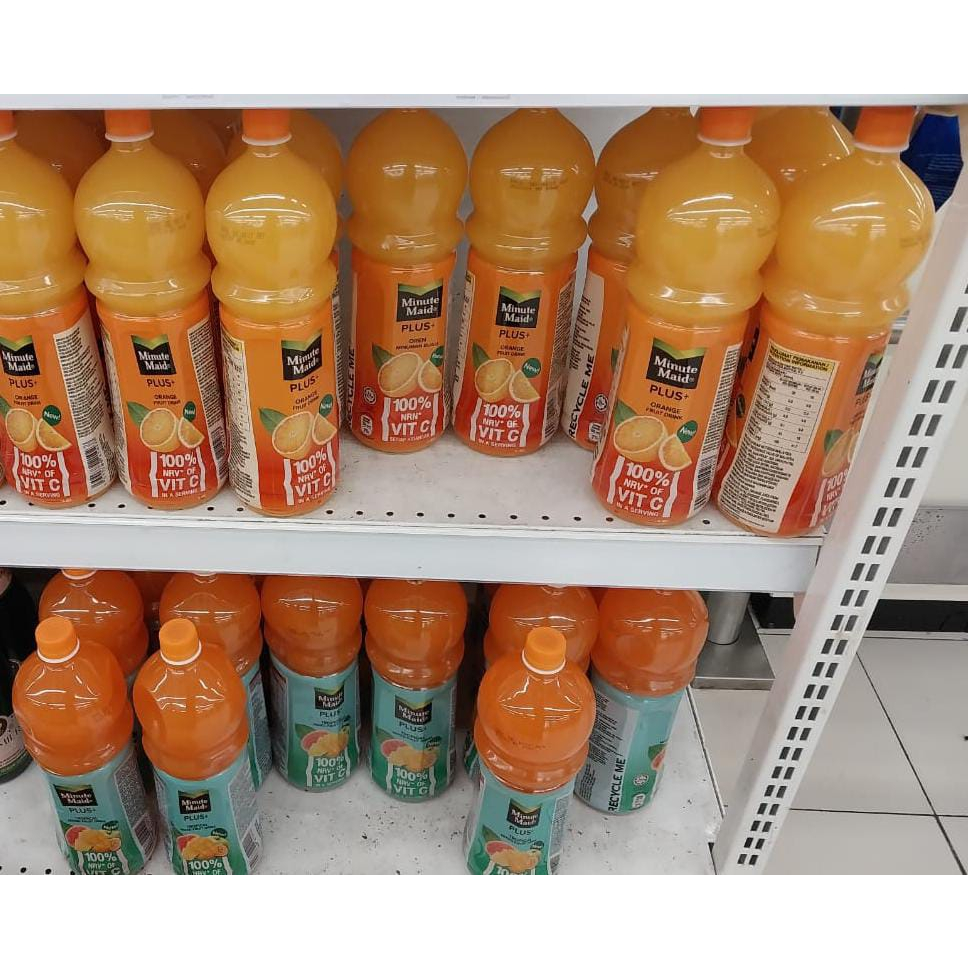Minute Maid Pulpy (Tropical fruit drink) 1.5L - Orange and Plus ...