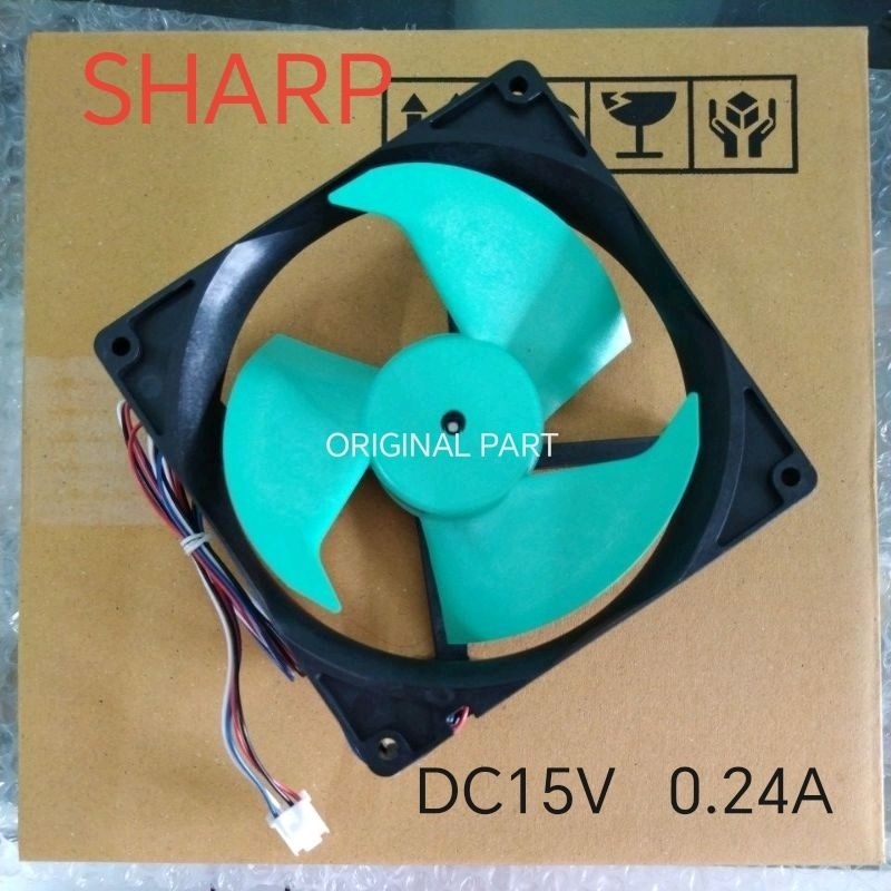 SHARP REFRIGERATOR SJE438 SJP495 FAN MOTOR (12539JH-15L-BU)ORIGINAL ...