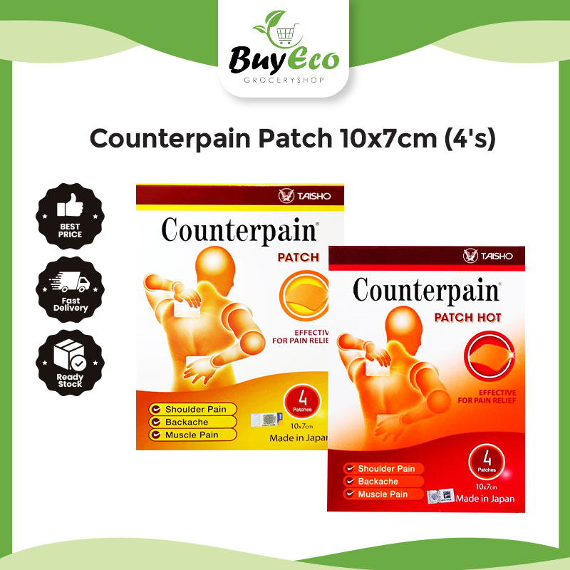 Counterpain Patch / Patch Hot 10x7cm (4's) | Shopee Malaysia