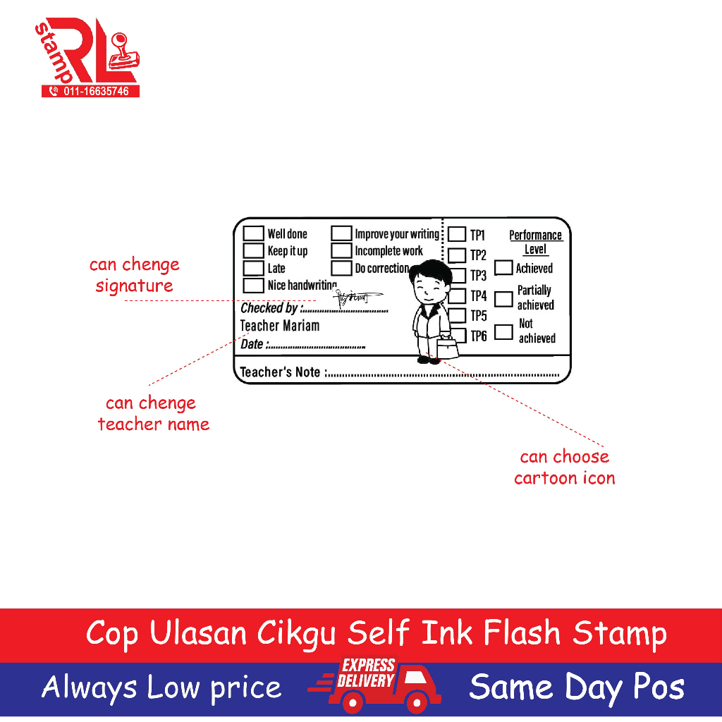 3363Rubber Stamp PBD + Ulasan Tahap Penguasaan Penilaian bilik Darjah ...