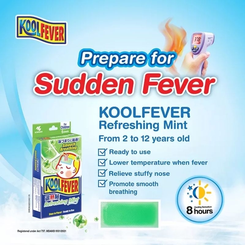 KOOLFEVER Refreshing Mint (2sheets × 3 pack) | Shopee Malaysia
