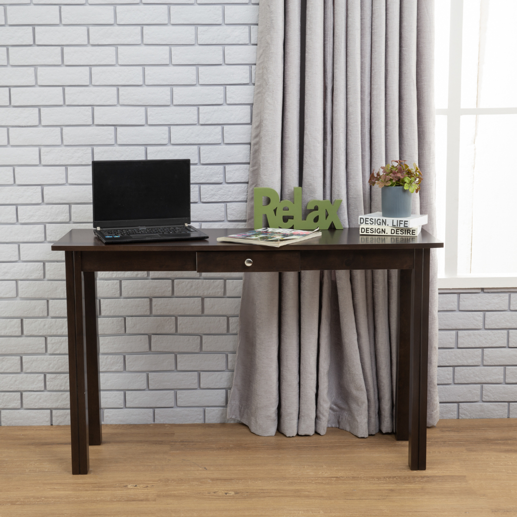 NANCY 4FT Dark Chestnut Console Table Study Table Study Desk Side Table ...