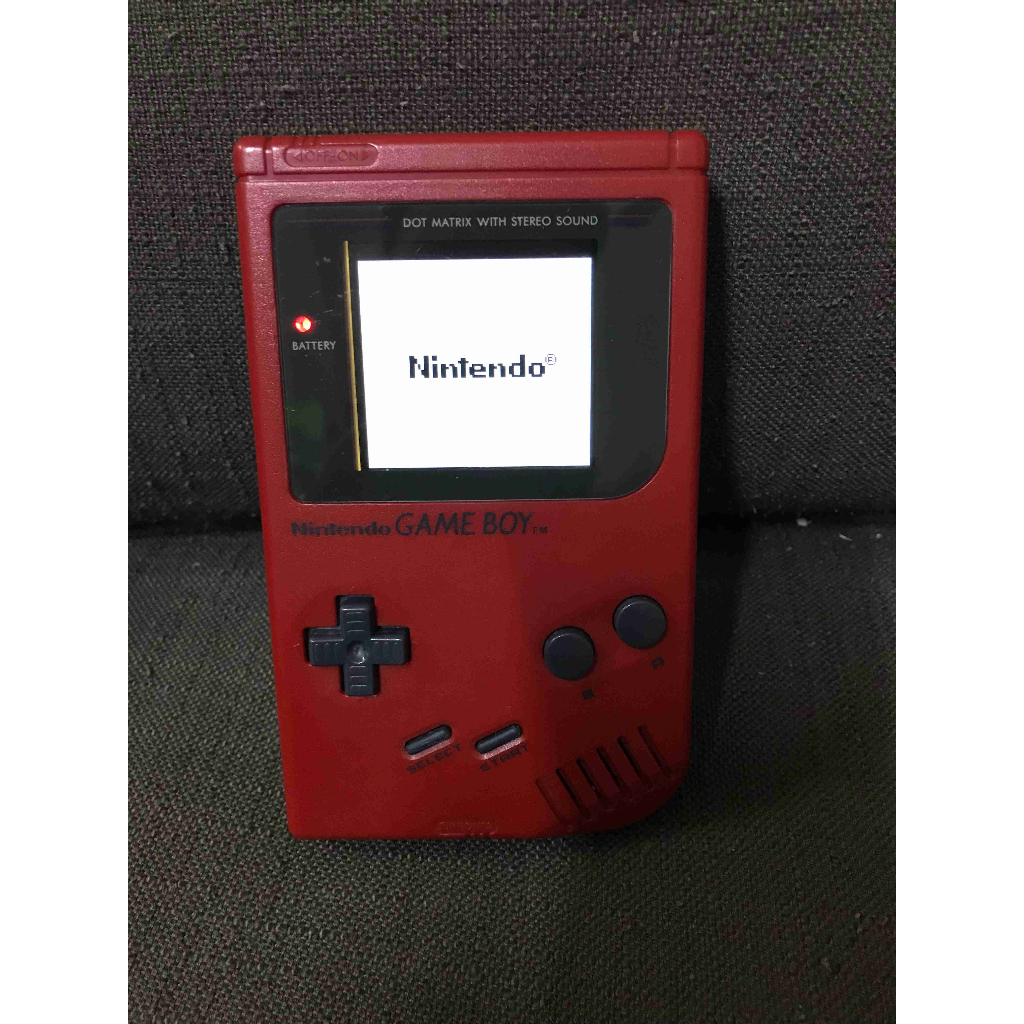 USED MOD Nintendo Gameboy Original GB with IPS Screen - RED original ...