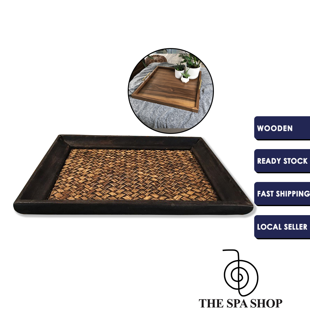 Mengkuang Dulang Raya Wooden Tray for Display/Decoration/Serving Ready ...