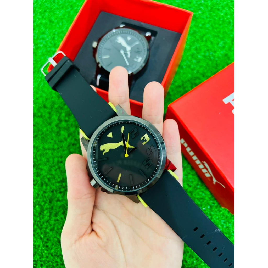 PU MA RUBBER WATCH TERBARU/BRAND RUBBER WATCH NEW DESIGN BIG LOGO/LOGO ...