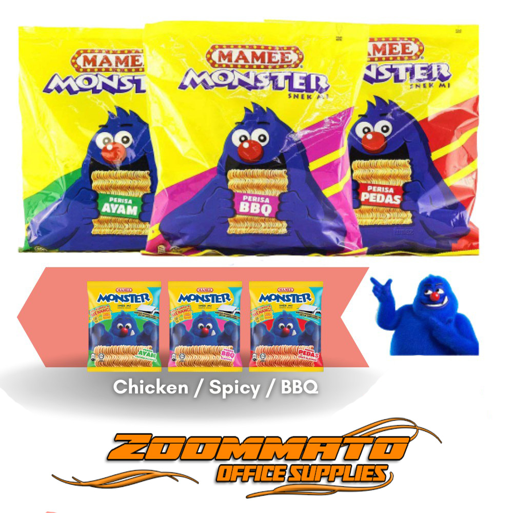 MAMEE MONSTER NOODLE SNACK ( 25G X 30PKT ) | Shopee Malaysia