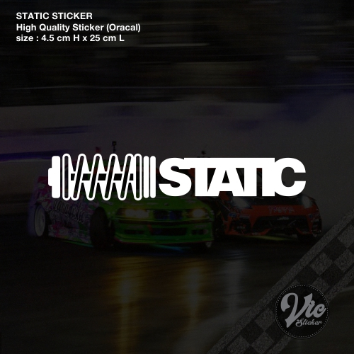 STATIC Sticker / Decal (High Quality Sticker) | Shopee Malaysia