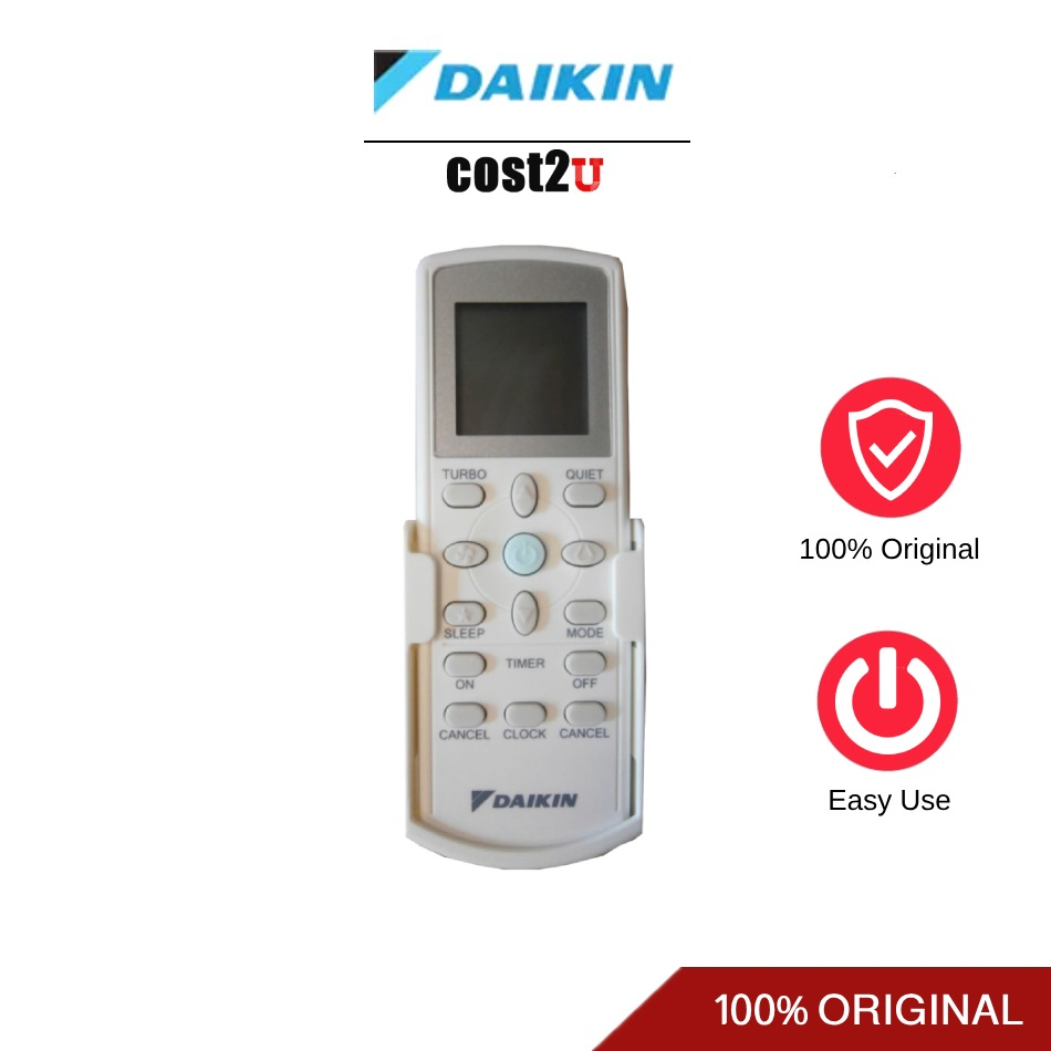[100% Original] Daikin Air Conditioner Remote Control (DGS01) Daikin ...