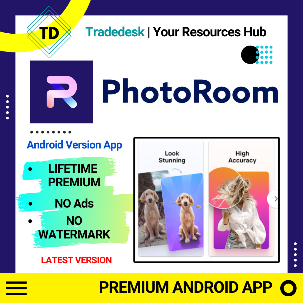 PhotoRoom Pro 🔥 (Latest Version) | Lifetime Premium | Remove Background ...