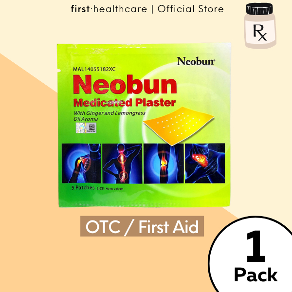 [READY STOCK!] TH Neobun Medicated Plaster With Ginger & Lemongrass Oil ...