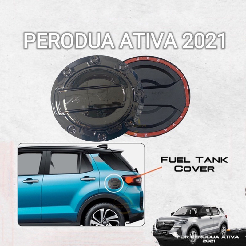 Perodua Ativa 2021-2024 Above Fuel Cap Cover / Fuel Tank Cover Glossy ...