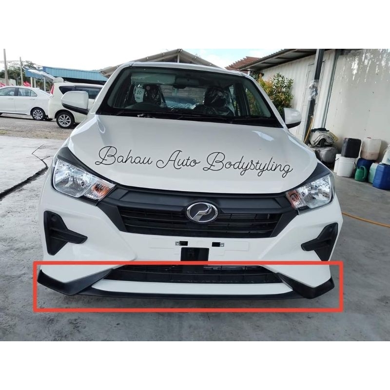 Perodua Axia 2023 Front Skirt, Side Skirt (PU) | Shopee Malaysia