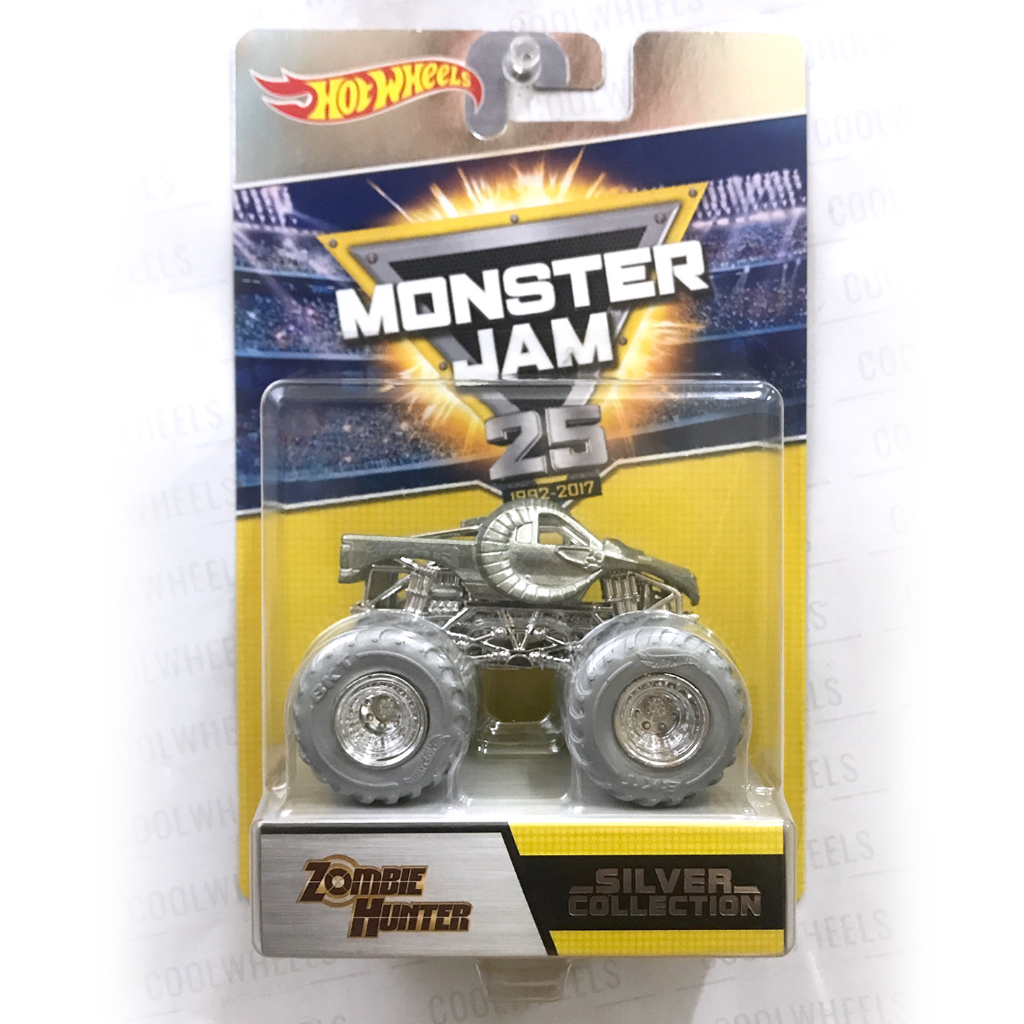 Hot Wheels Monster Jam 25th Anniversary Silver Collection - Zombie ...