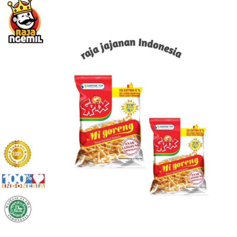 mie spix goreng rasa balado ready stok malaysia 1 ball isi 20 pcs ...