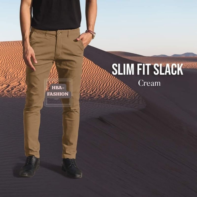 Seluar Slack Pant Slim fit With Stretchable / Men's Official Pant ...