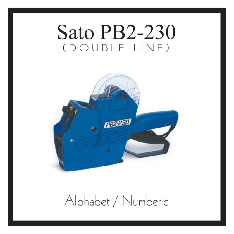 🔥READY STOCK🔥 1UNIT NIVLAC SATO PB2 PB230 PB2-230 HAND LABELLING PRICE ...
