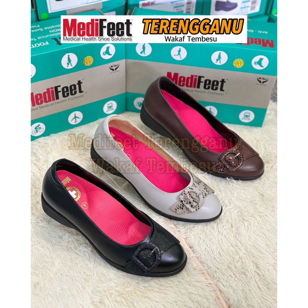 MEDIFEET MWP9081 WALKABOUT BIOWALK 3 POINT SUPPORT BUNION GUARD MEDICAL HEALTH SHOES ( Kasut ...