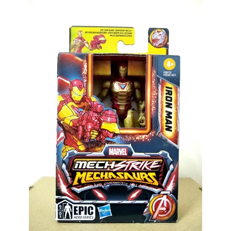 Marvel Mech Strike Mechasaurs Iron Man 4 Inch Action Figure Original ...