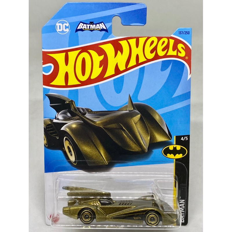 Hot Wheels BATMOBILE Glitter Golden Black Batman 64 Diecast Car [7cm x ...