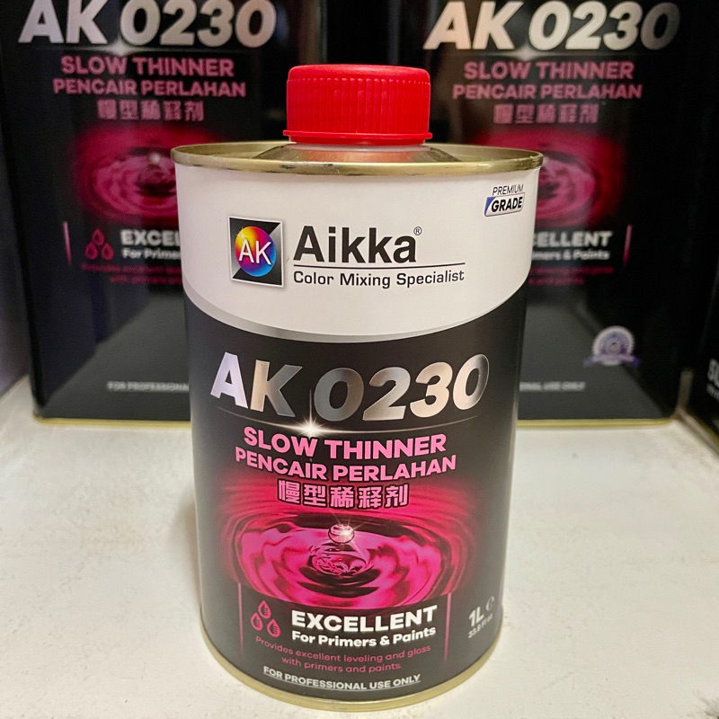 Aikka AK0230 2K Thinner 1Liter Slow Thinner | Shopee Malaysia