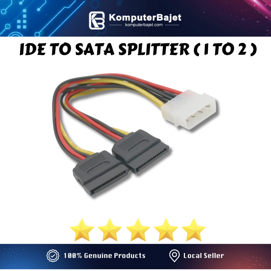 IDE TO SATA SPLITTER ( 1 TO 2 ) | Shopee Malaysia