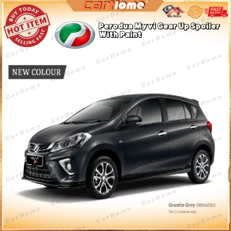 Perodua Myvi gen 3 2018 2019 2020 2021 2022 2023 Gear Up Spoiler GT ...