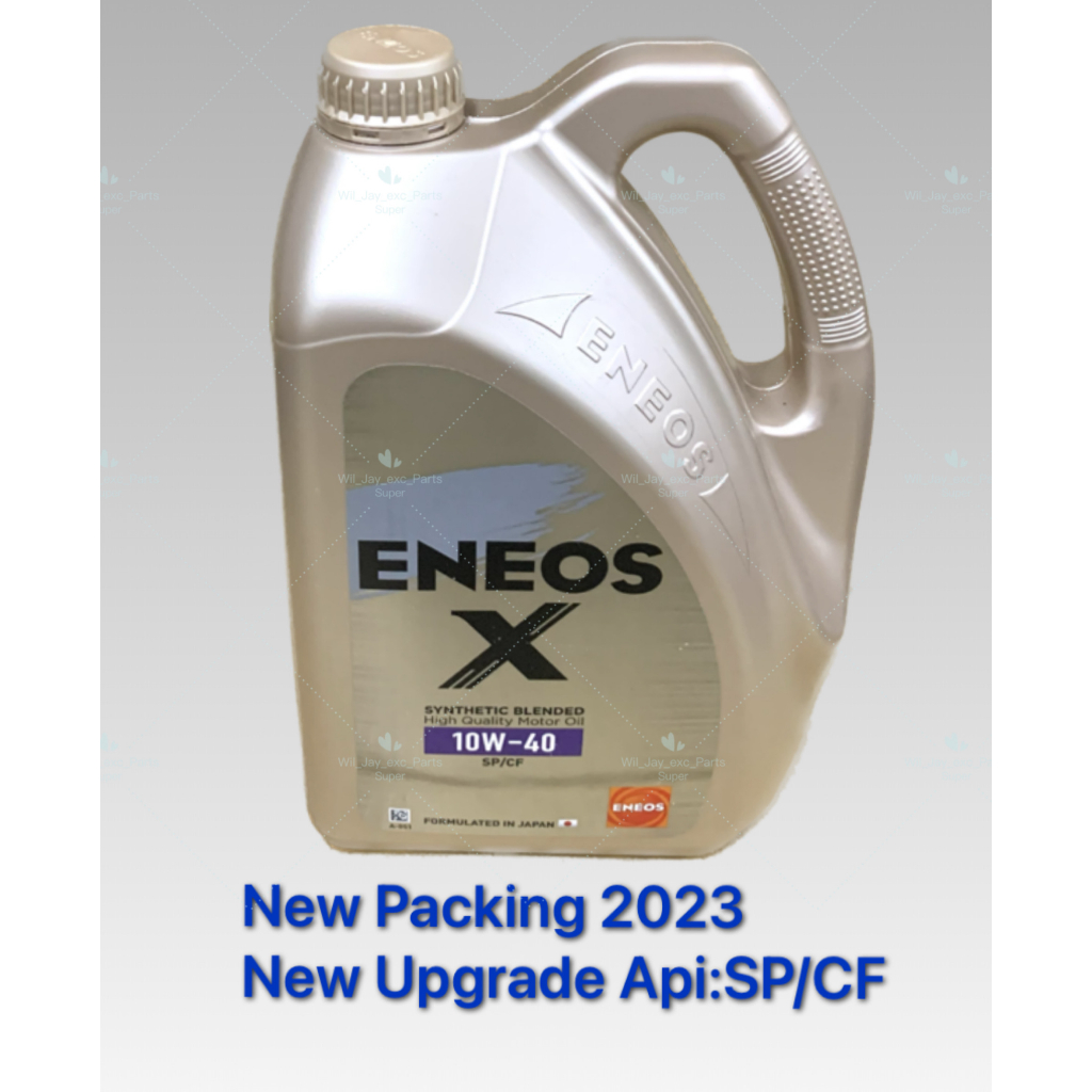 ENEOS X 10W40 4 LITER SEMI SYNTHETIC ENGINE OIL. API:SP/CF 4L 10W-40 ...