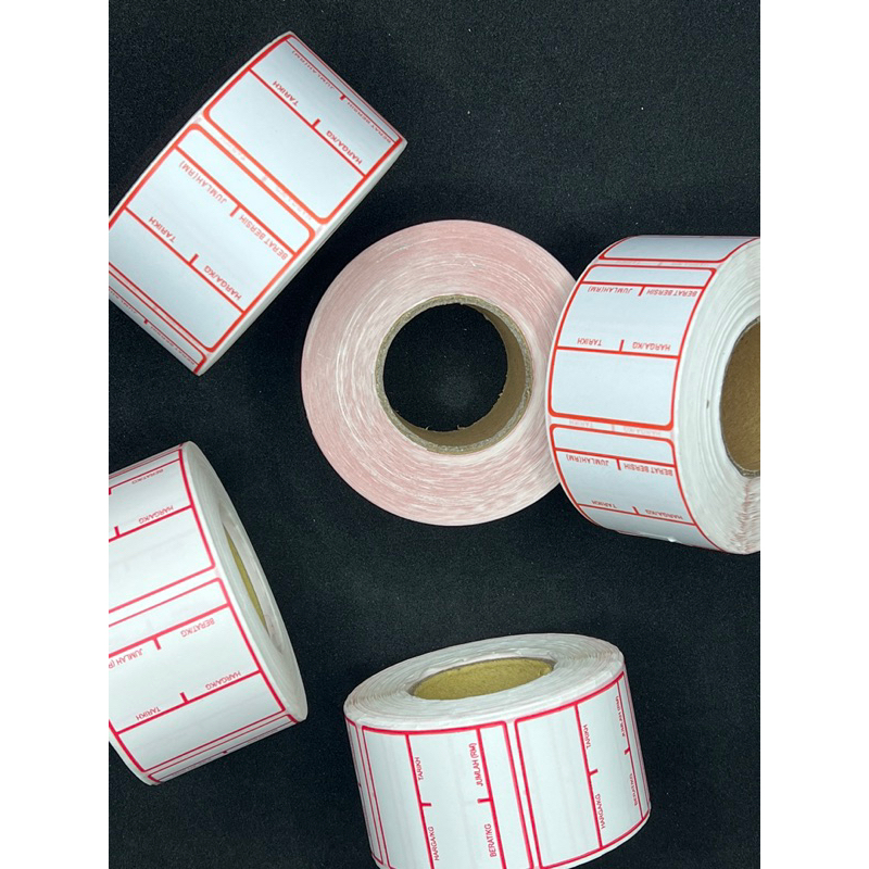 Thermal weighing scale label barcode label 100rolls/Box (kg/price T1 ...
