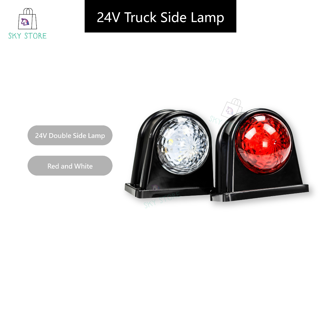 🔥 READY STOCK 🔥 24V TRUCK DOUBLE SIDE LED LIGHT | Shopee Malaysia