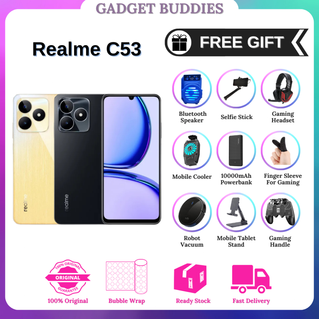🔥(Ready Stock) Realme C53 (6GB Ram + 128GB Rom) Original 1 Year ...