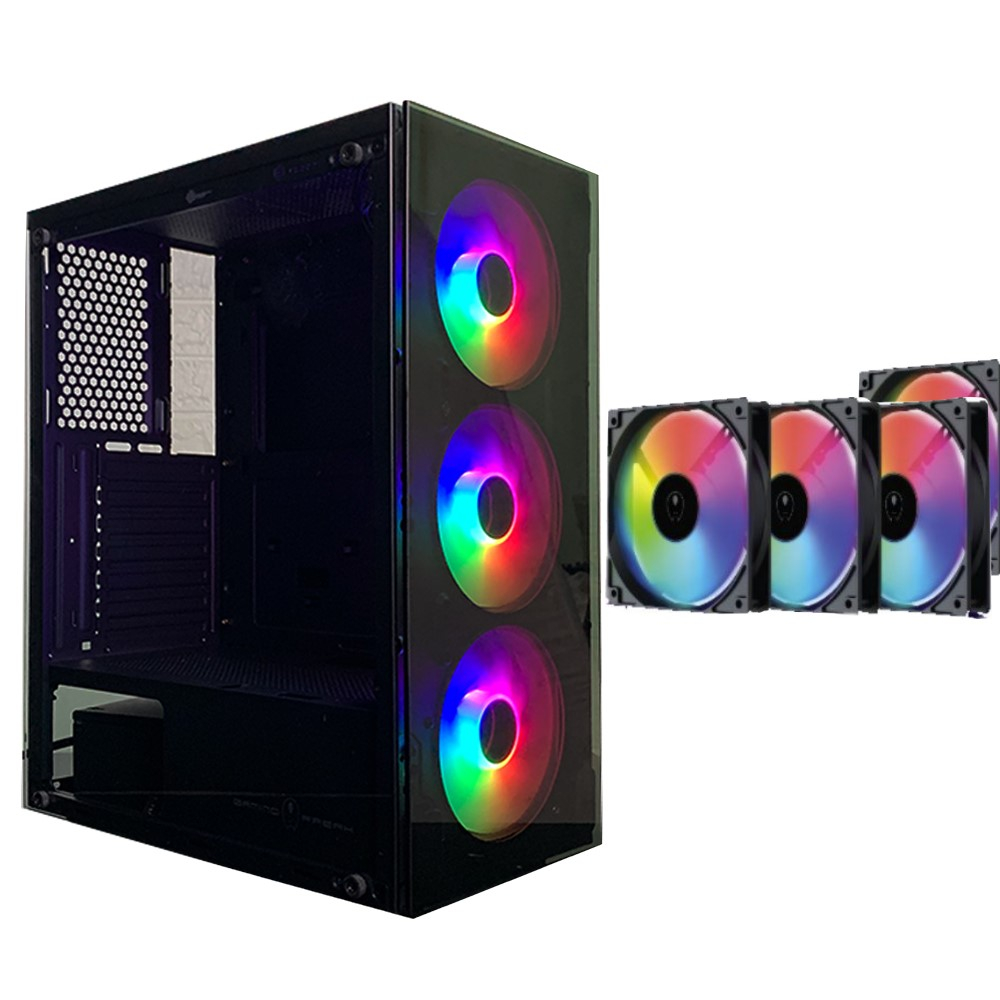 Gaming Freak ANDROMEDA X - ATX Premium ARGB Chassis Case Luxurious Mesh ...