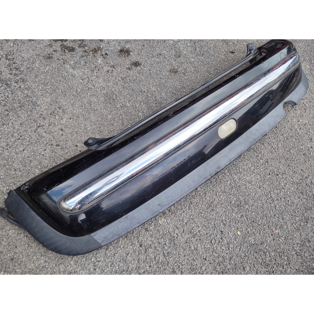 Original Mini Cooper R50 Rear Bumper With Lamps Lights Black COlour ...