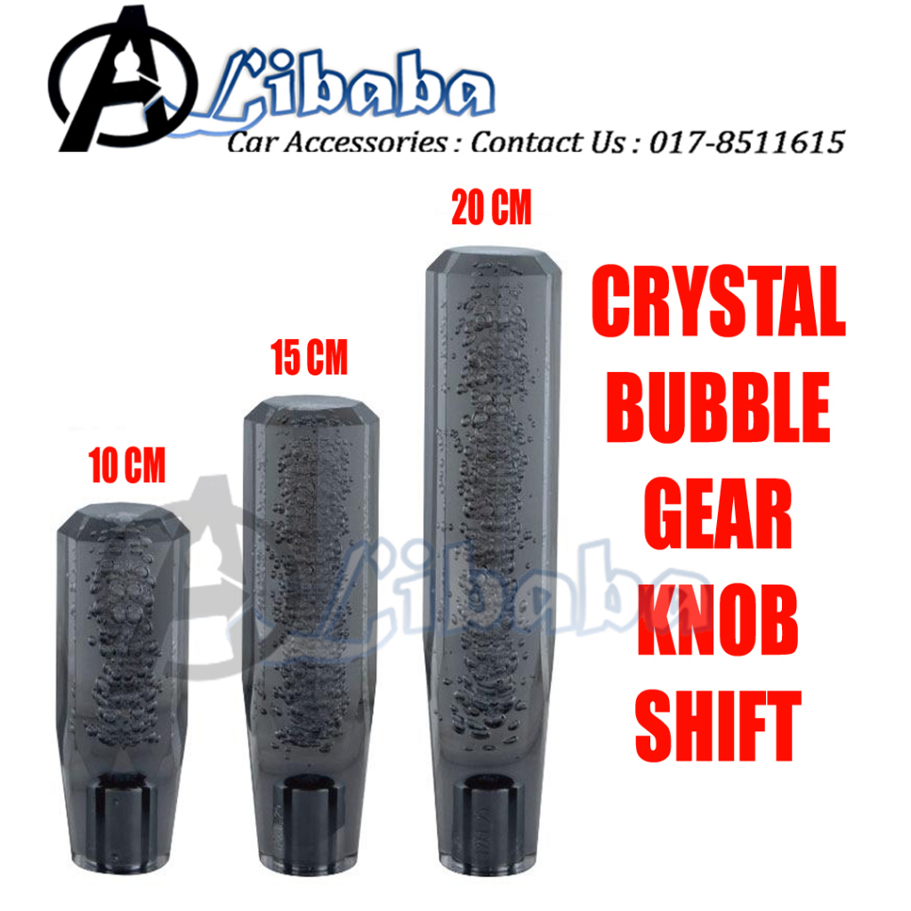 Gray Crystal Transparent Gear Knob Shift Shifter | Shopee Malaysia