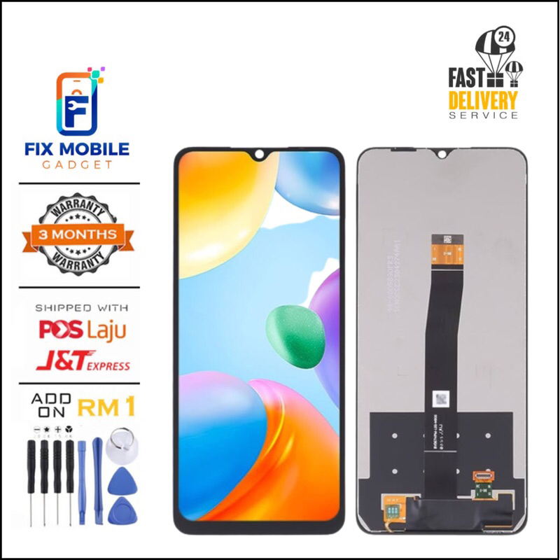 LCD Compatible for Redmi 10C / Xiaomi Poco C40 Gred Ori High quality ...