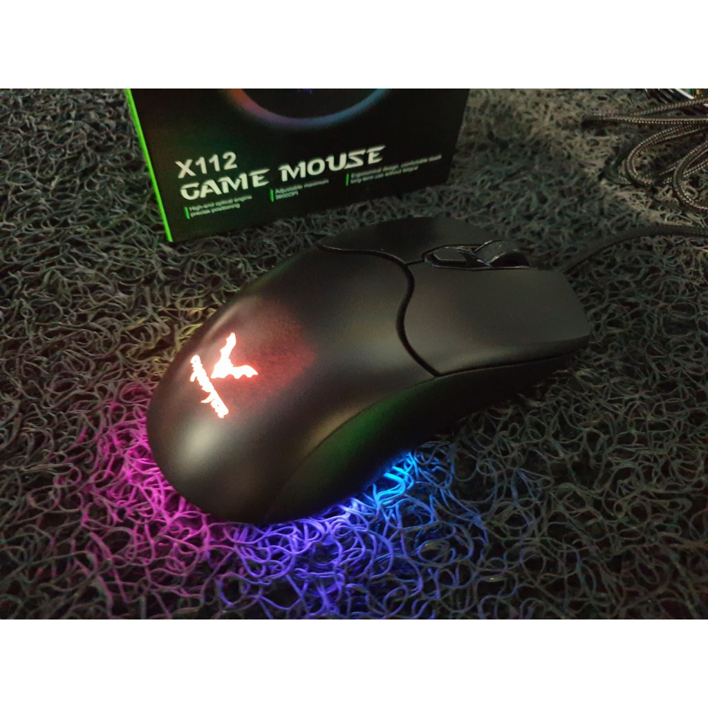 WESDAR X112 USB Wired Budget Gaming Mouse With RGB Backlit (READY STOCK ...